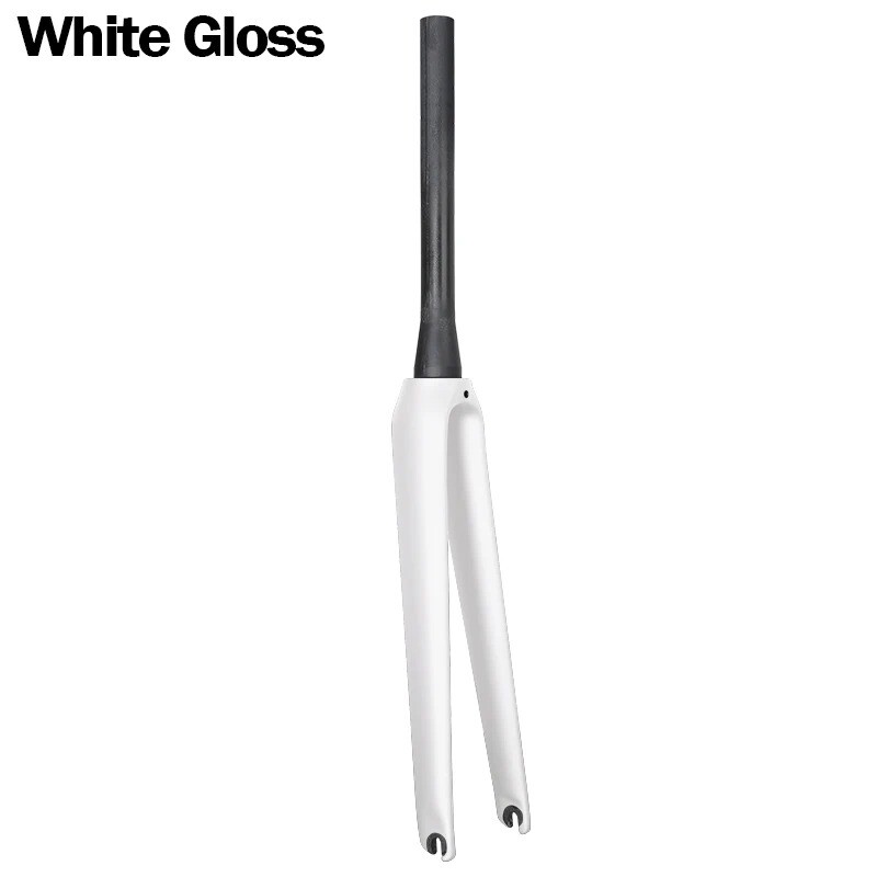 700C Fixed Gear Carbon Fiber Hard Forks for Track or Road Bike Tapered ...