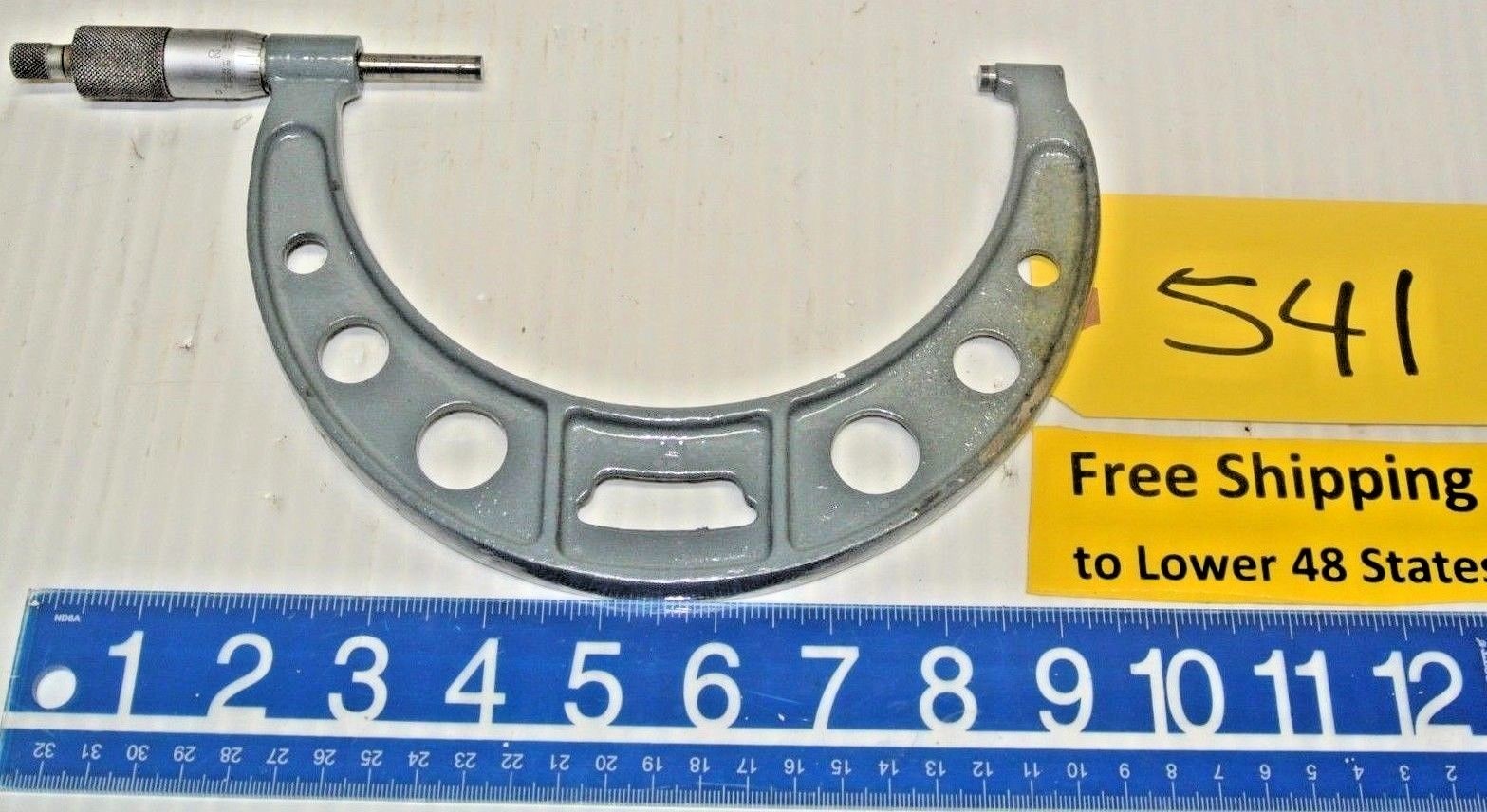 5"-6" Micrometer Nice Carbide Faced Nice Powder Coated Finish Machine ...