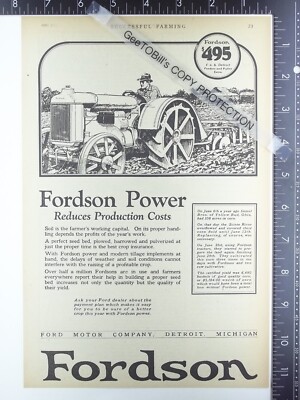 1926 ADVERTISING for Ford Fordson farm tractor ADVERTISEMENT | eBay