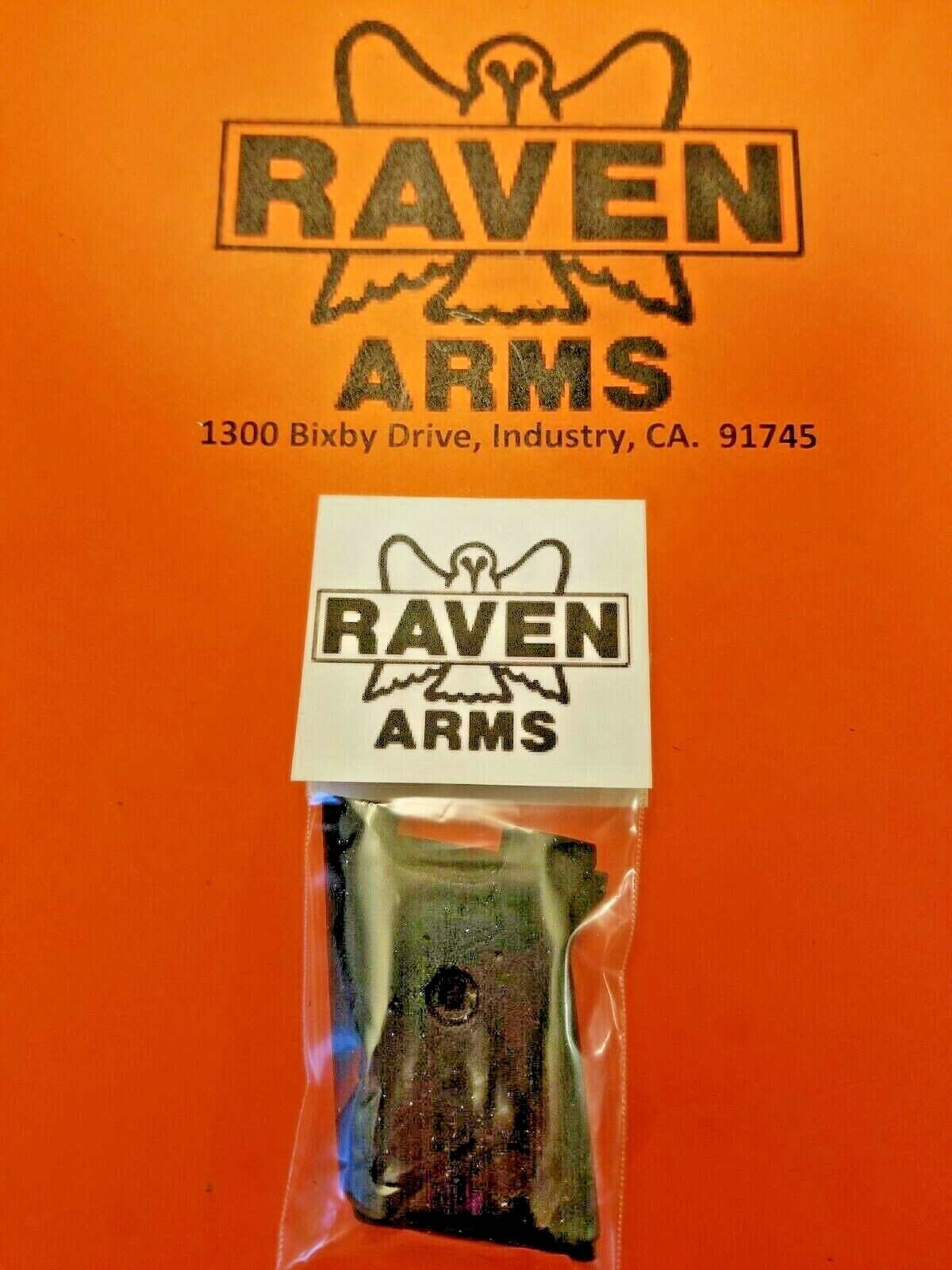 Raven / Phoenix Arms MP25, MP-25, P25, P-25 Black Wood Grips (Lg ...