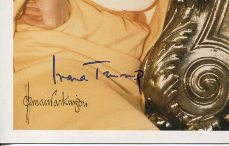 IVANA TRUMP Autographed 8X10 color photo PC1409 | eBay