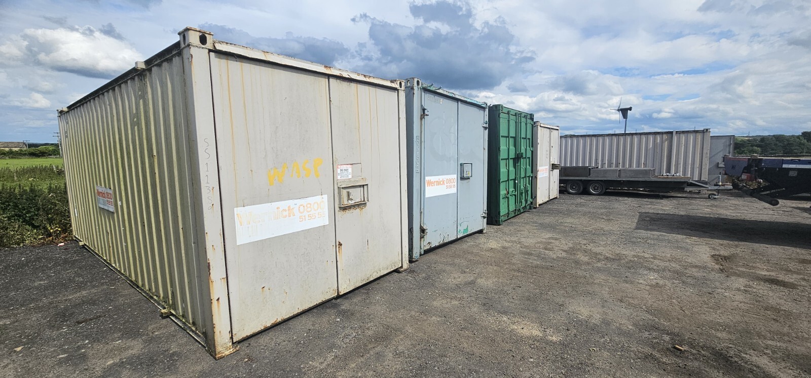 21ft x 8ft Secure Storage Containers - NO VAT | eBay UK