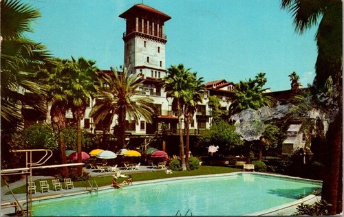 Vintage Postcard Swimming Pool Mission Inn Riverside California 1481 | eBay