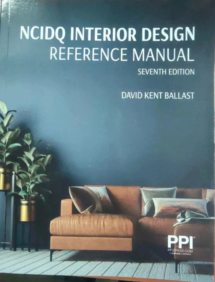 NCIDQ Interior Design Reference Manual, 7th Edition USA stock Fast ...