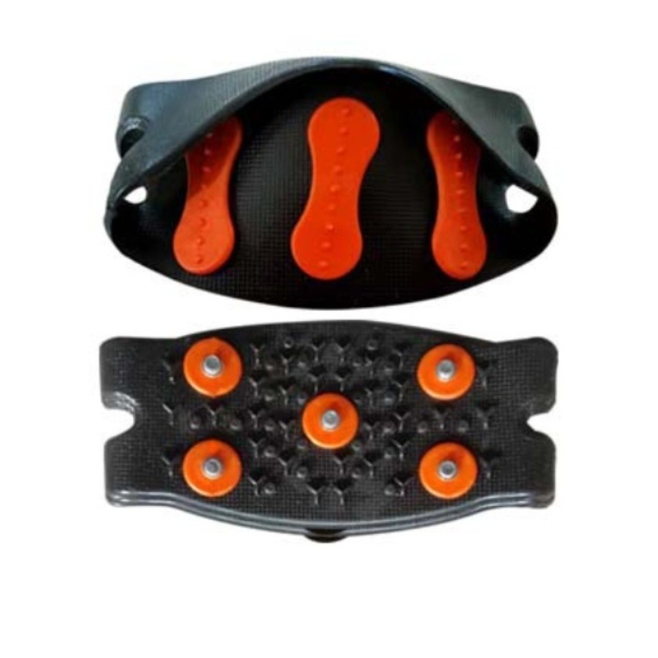 For Ice Fishing 5-tooth Crampon Toe Spikes Easy Slip-on Plastic Buckle ...