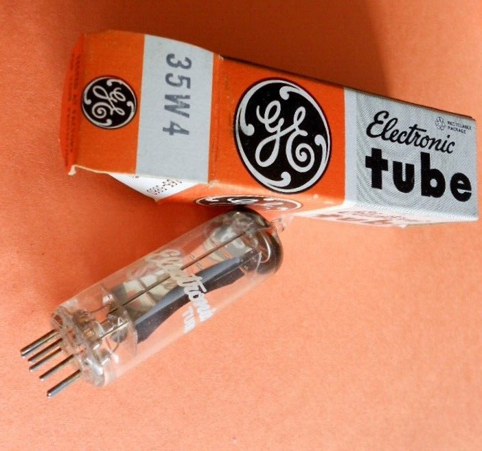 Vintage VACUUM TUBE GE 35W4 New in Box Electronic Tube | the Sports ON Tap