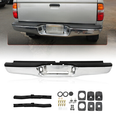 Fit For 1995-2004 Toyota Tacoma Truck Complete Steel Rear Step Bumper ...