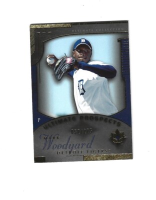 2005 Ultimate Collection #186 Mark Woodyard UP RC /275 DETROIT TIGERS ...