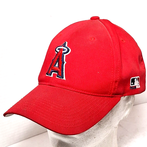 Angels Baseball Cap Hat Adjustable Red Team MLB Unisex LA Los Angeles ...