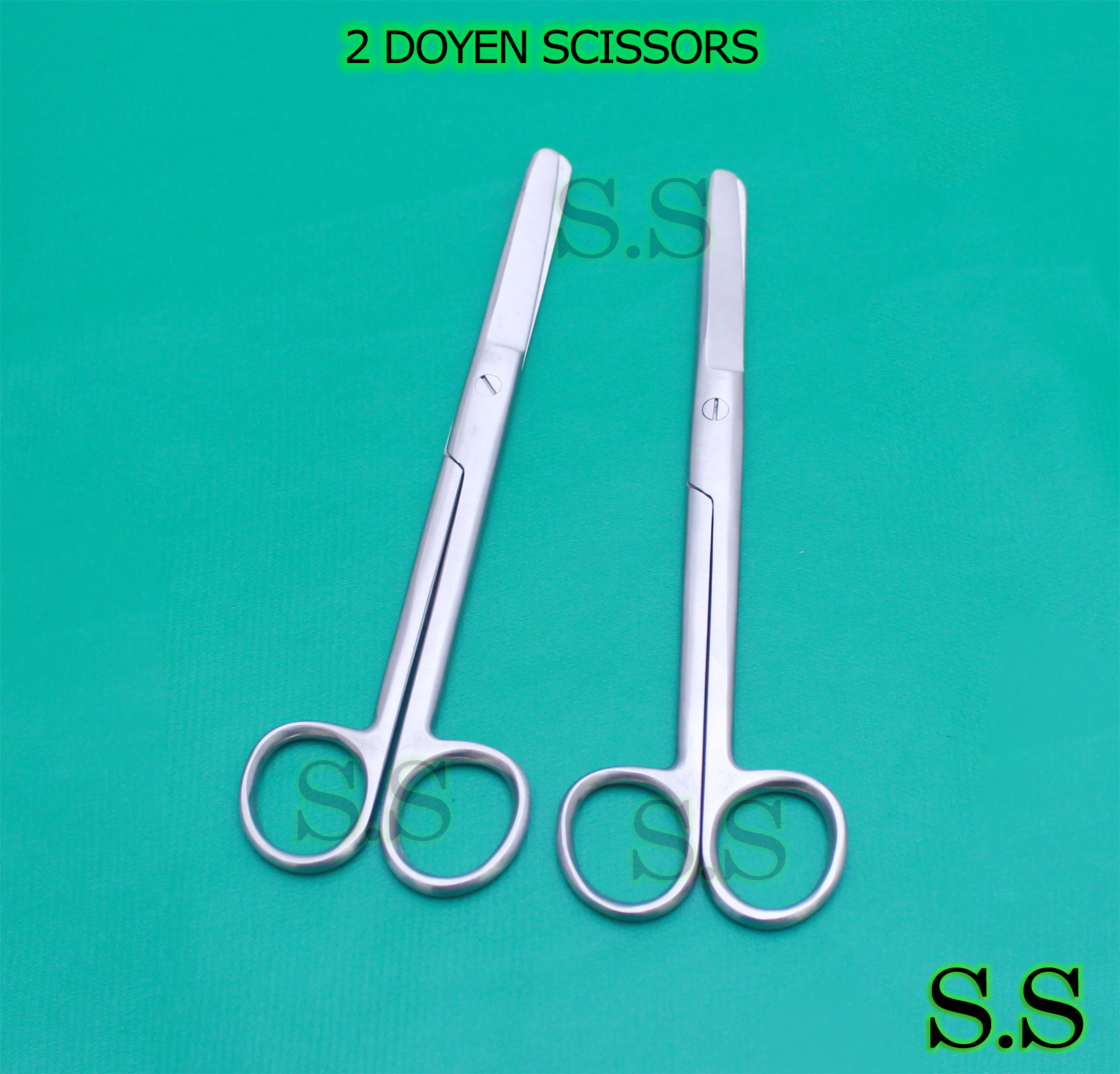 2 DOYEN SCISSORS 7" GYNO SURGICAL INSTRUMENTS | eBay