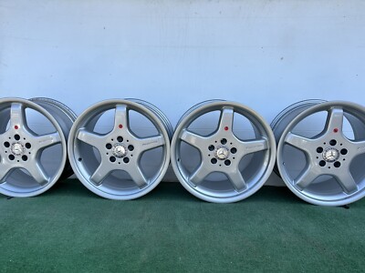 MERCEDES BENZ R230 SL500 SL55 W211 AMG 18" GENUINE FACTORY OEM WHEELS ...