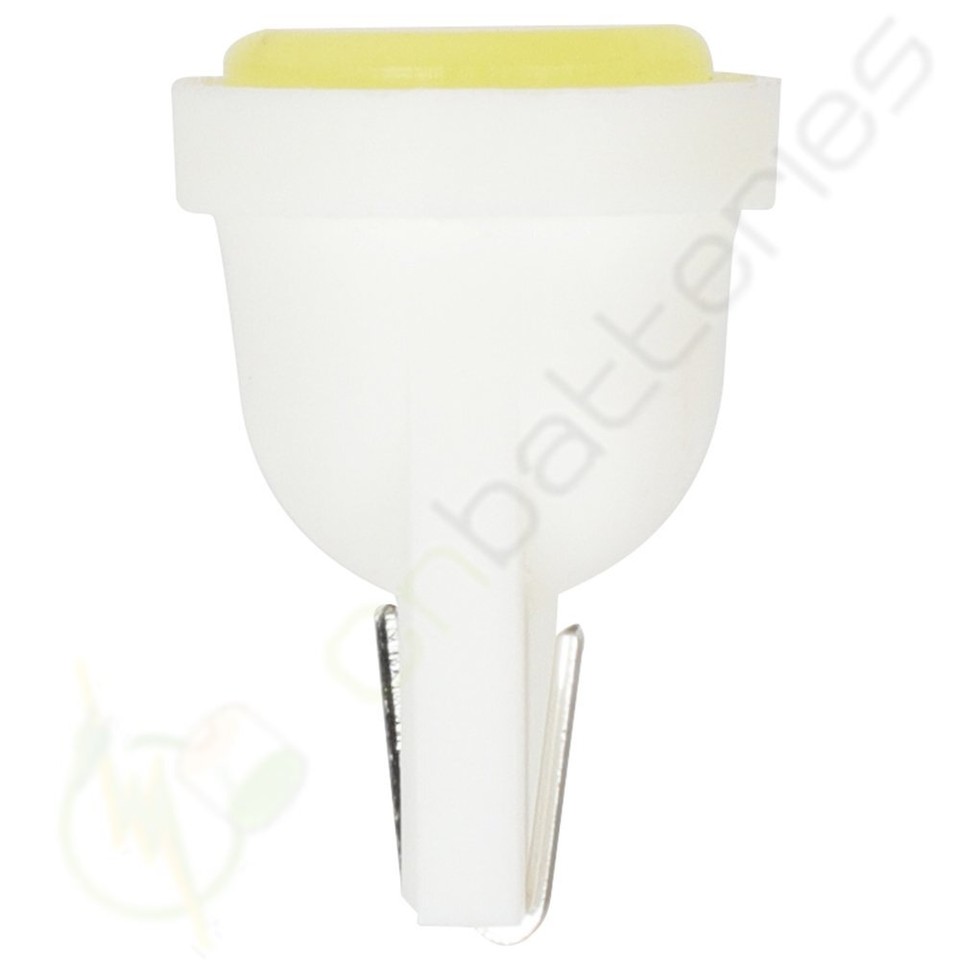 10* T10 White COB Instrument Cluster Gauge Dash LED Bulb + Twist Lock ...