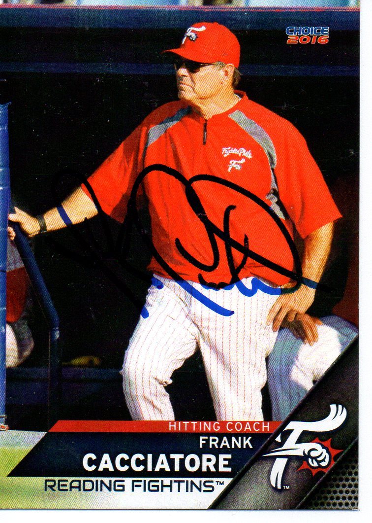 Frank Cacciatore 2016 Reading Fightins Update Signed Card | eBay