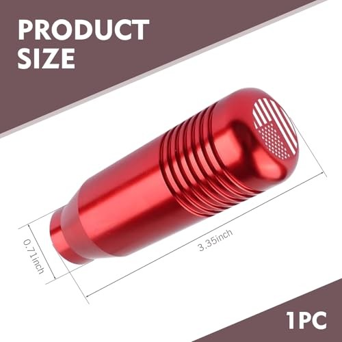 Car Shifter Knobs, Automatic Shift Knob, American Flag Decorated 1 PC Red | eBay