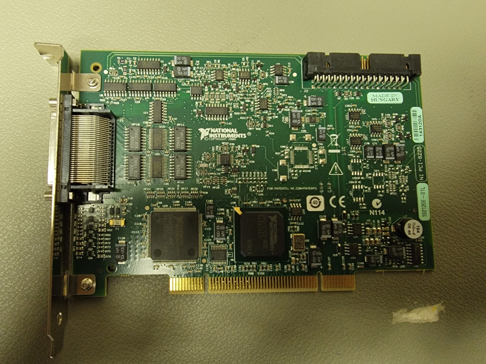 National Instruments NI PCI-6225 192120E-01L Data Acquisition Card | eBay