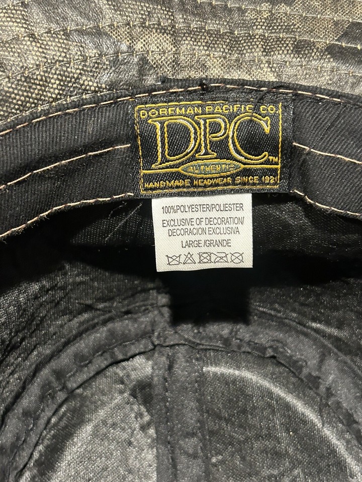 Dorfman Pacific DPC Hat Outback Indiana Jones Camo Polyester Boonie Hat ...