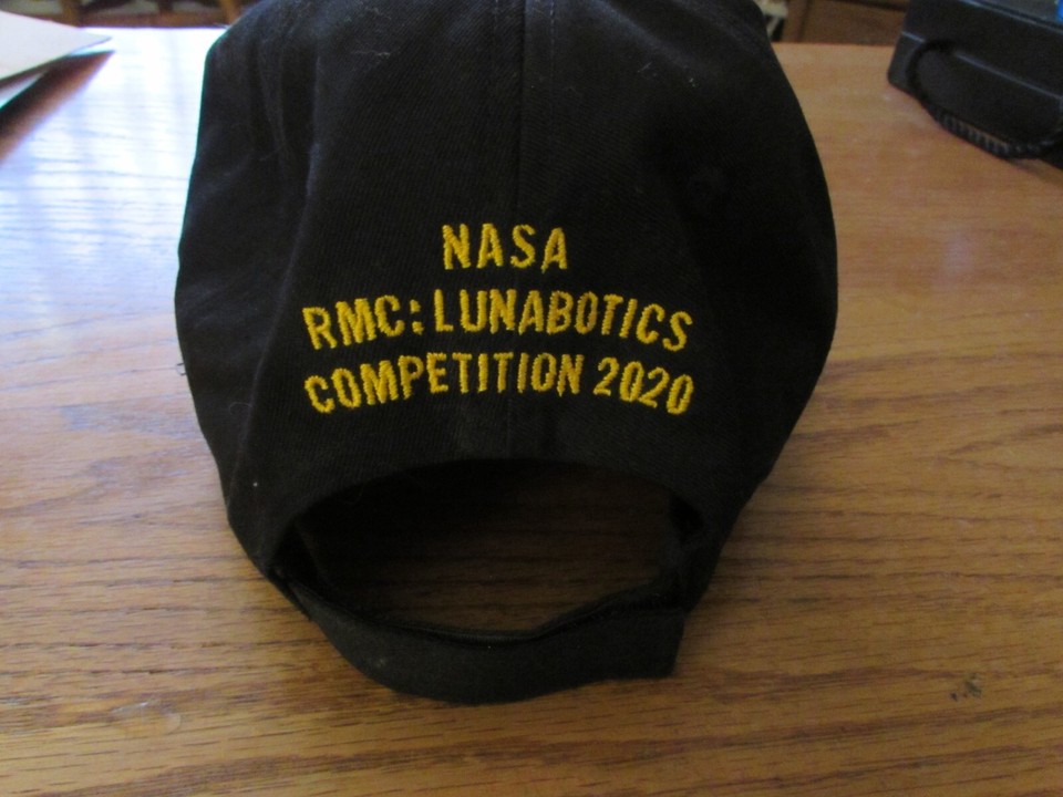 CAT Black Baseball Hat/Cap NASA RMC: Lunabotics Competition 2020 | eBay UK