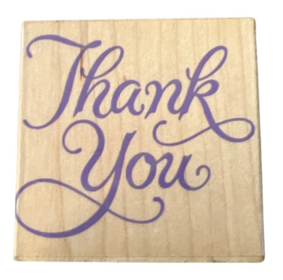 Thank You In Cursive Writing