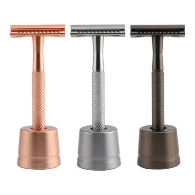 Traditional Classic Rose Gold Double Edge Shaving Safety Razor for ...
