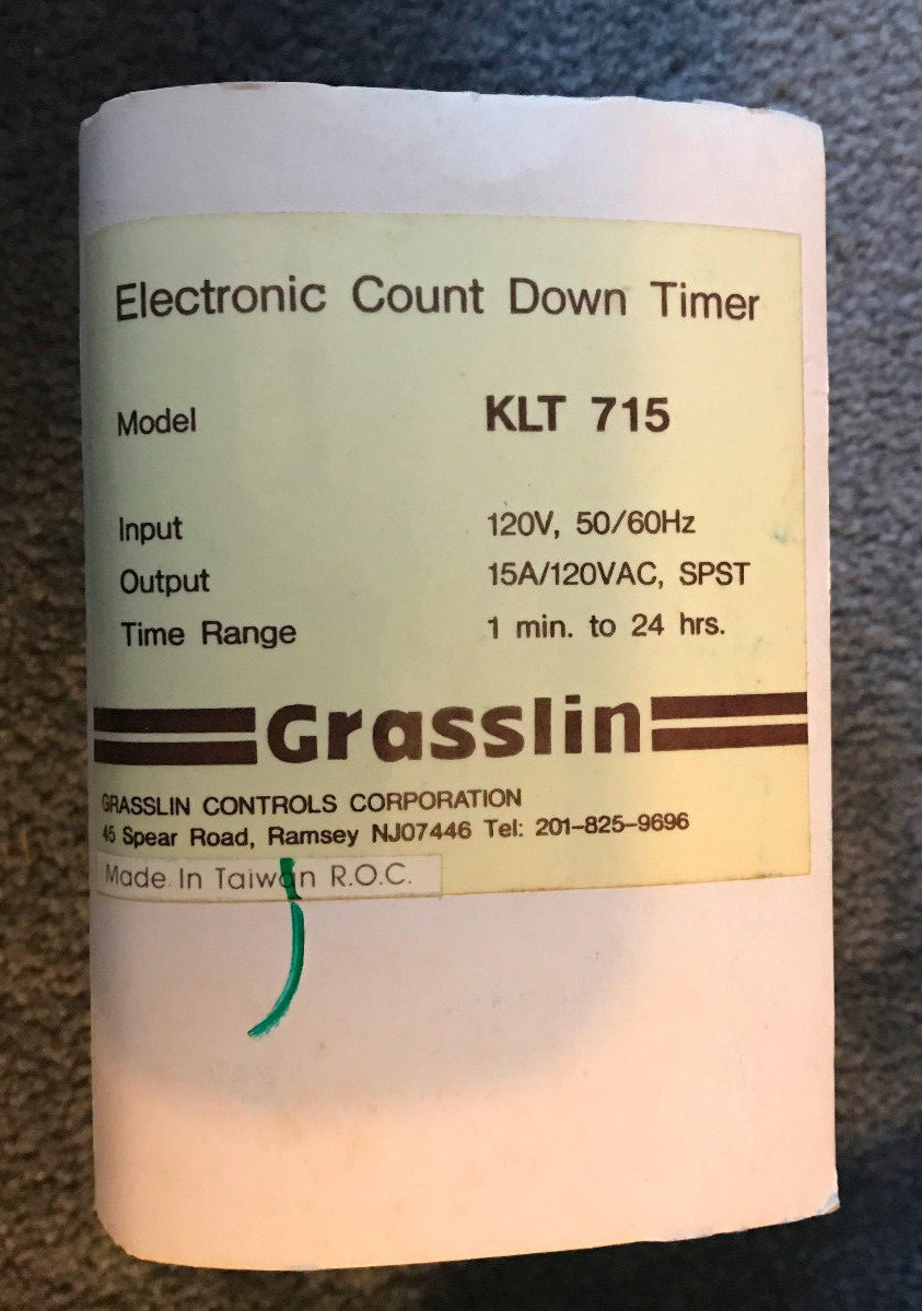 Grasslin Electronic Count Down Timer KLT 715 | eBay