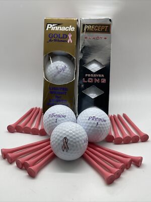 New Ladies, Golf Balls With 20 Tees 2-3 Ball Box, three Loose Golf ...