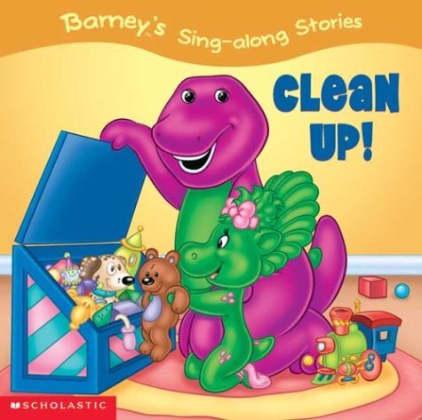 BARNEY'S SING-A-LONG STORIES: CLEAN UP! By Darren Mckee *Excellent ...