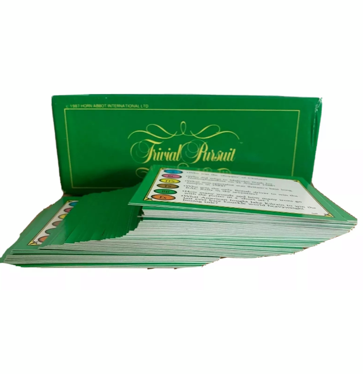 Trivial Pursuit Question Cards x100 (600 Questions in total) Choose ...