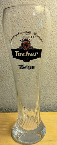 Tucher Weizen 0.5l Pilsner German Bier Beer Glass Germany Twisted ...