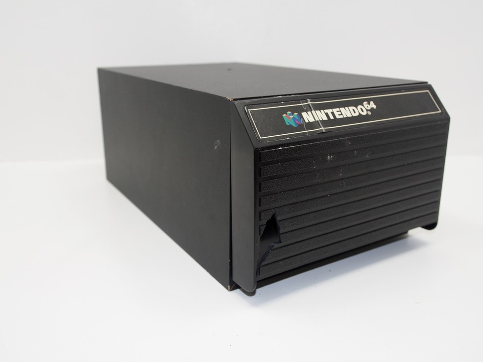 READ! N64 Storage Case Box Drawer Fits 12 N64 Games Nintendo 64 Black ...