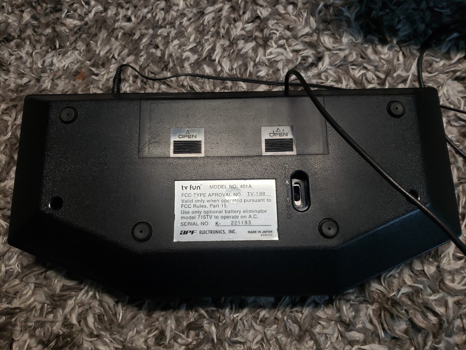 Vintage APF TV Fun Model 401 Video Game Console Retro 1970s Home System ...