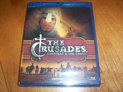 THE CRUSADES CRESCENT & THE CROSS Crusader Wars History Channel BLU-RAY ...