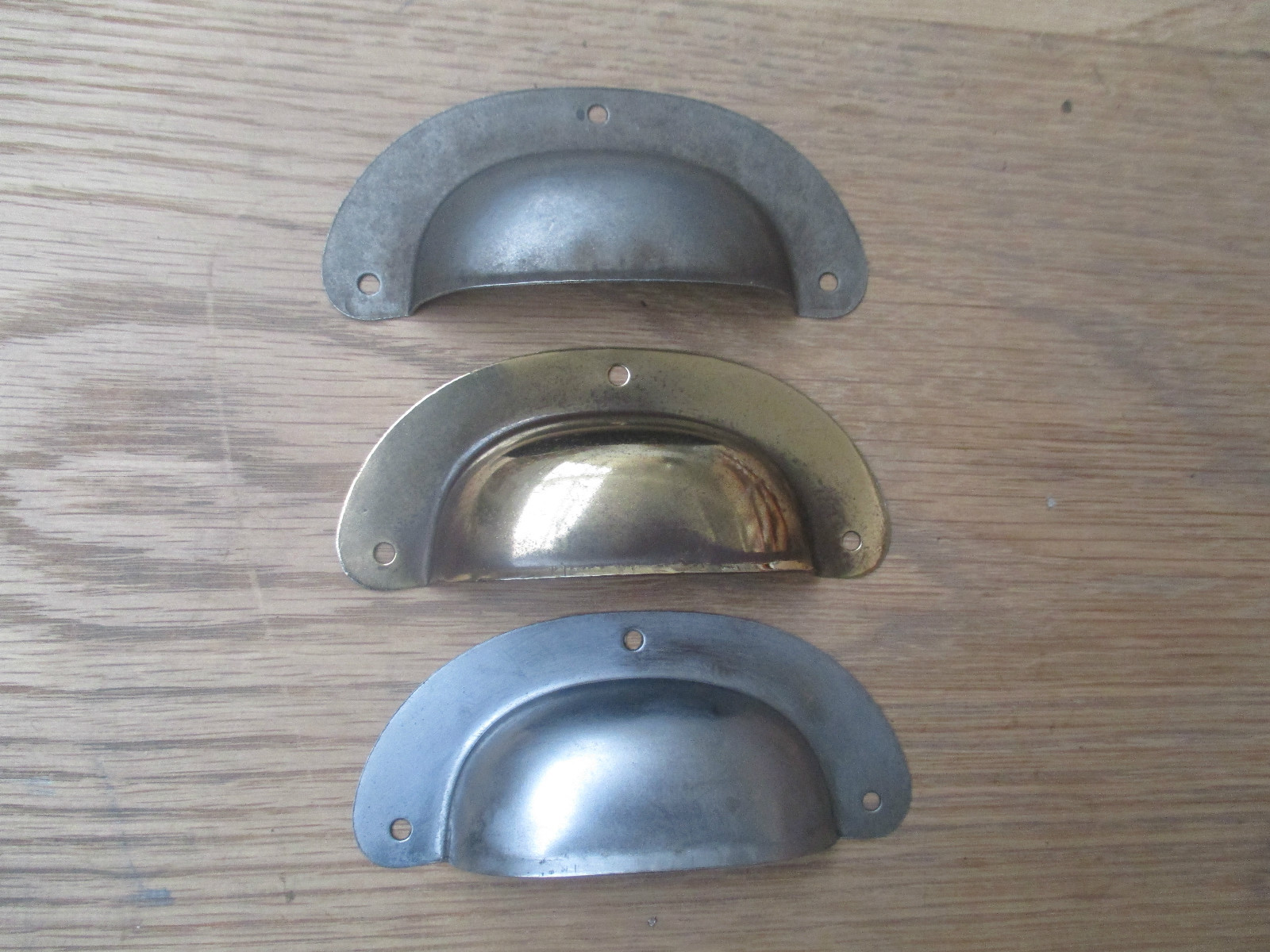 Steel Retro Vintage Shell Cupped Cup Pull Wardrobe Chest Drawer ...