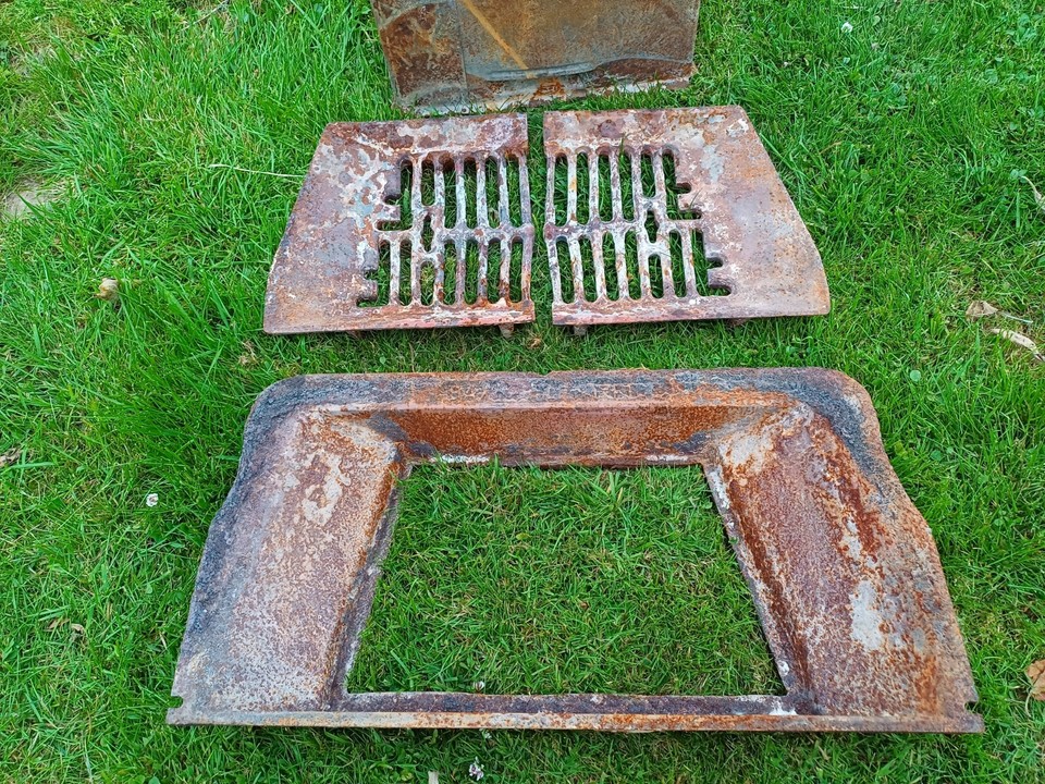 Baxi Burnall Open Fireplace, Ash Box, Grate, Bar, cast iron - open fire ...