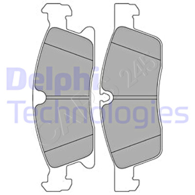 DELPHI Disc Brake Pad Set For MERCEDES W166 X166 11-15 0064203820 | eBay