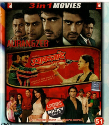 AURANGZEB - ISHAQZAADE - LADIES VS RICKY BAHL - YRF 3 IN 1 BOLLYWOOD ...