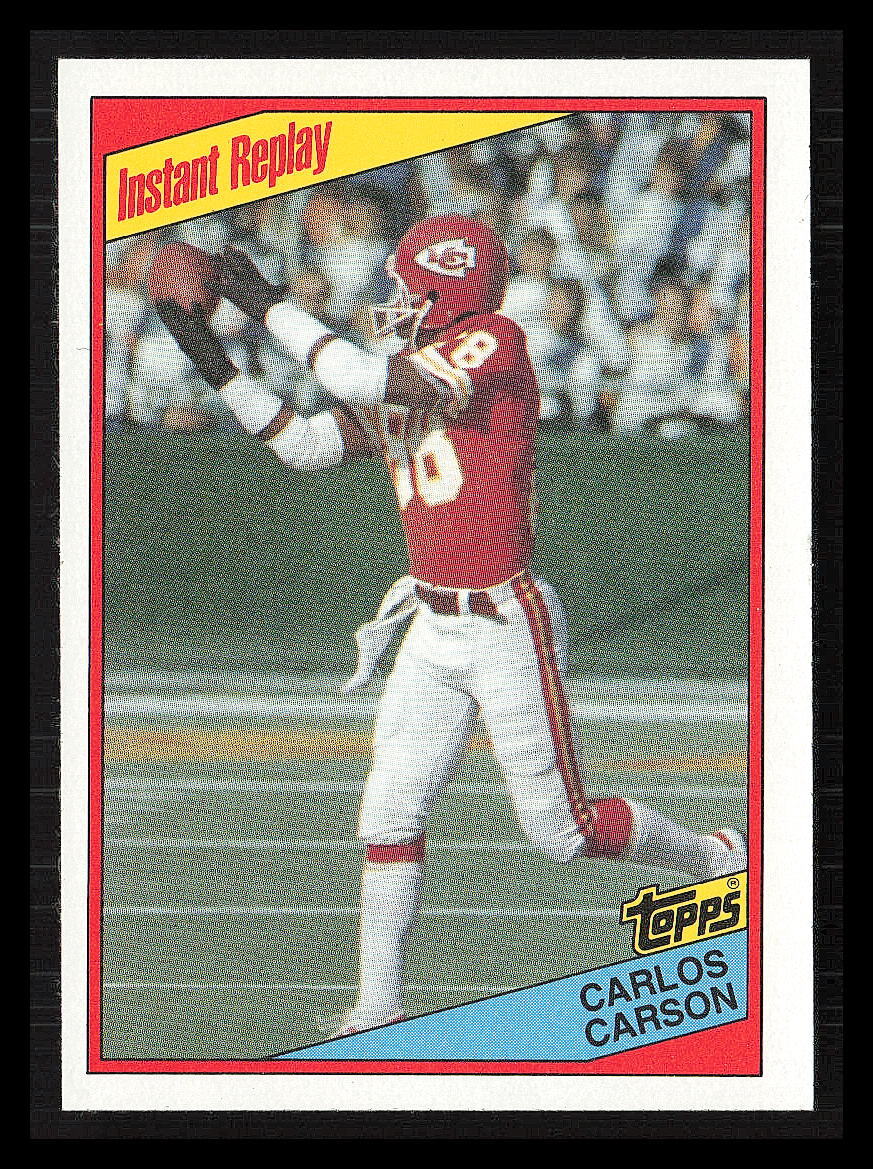 Carlos Carson 1984 Topps #88 Kansas City Chiefs | eBay