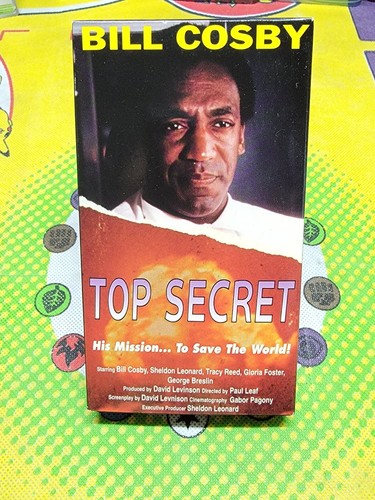 Top Secret - Bill Cosby (VHS 1995) Sheldon Leonard, Tracy Reed, Gloria ...