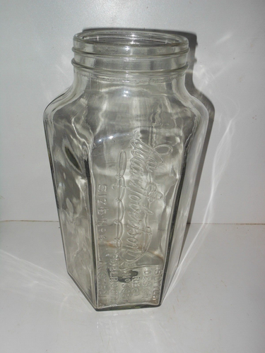 Vintage MACROBERTSON Chocolate Lolly No. 4 Hexagonal JAR bottle ...