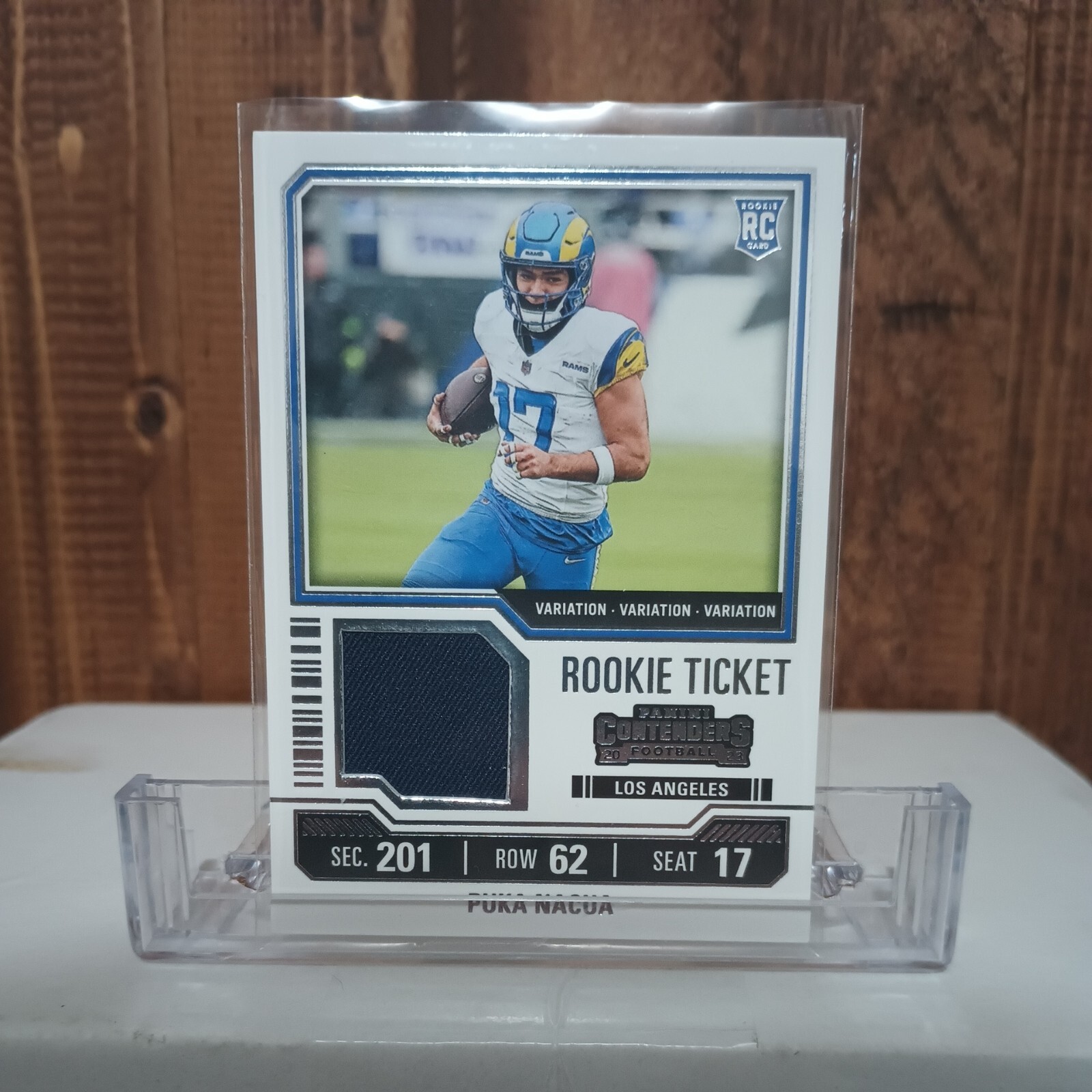 PUKA NACUA *2023 Contenders* VARIATION * Rookie Ticket * Patch * RC *# ...