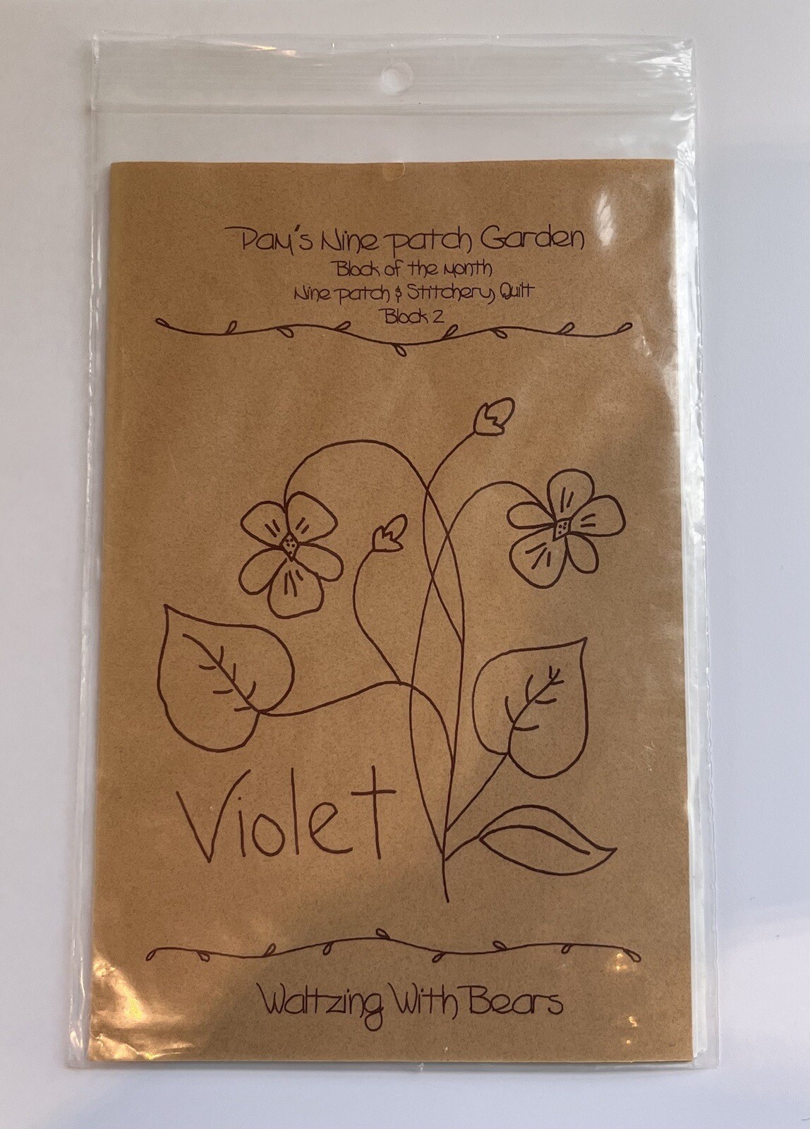 Waltzing With Bears Pam’s 9 Patch Quilt Block Of The Month Pattern #2 ...