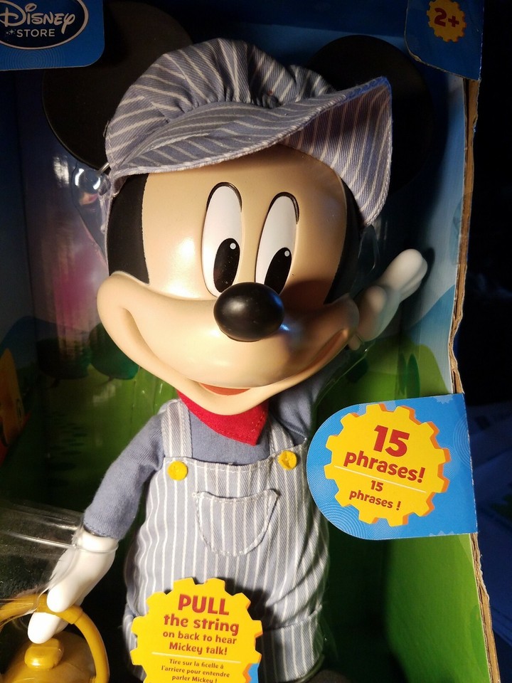 Disney Store Mickey Mouse Clubhouse Talking Train Conductor Mickey New ...