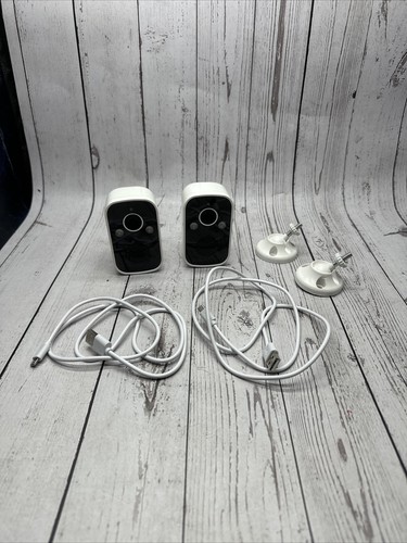 2x Wireless Outdoor Night Vision Security Cameras 2K Battery Powered 2 ...