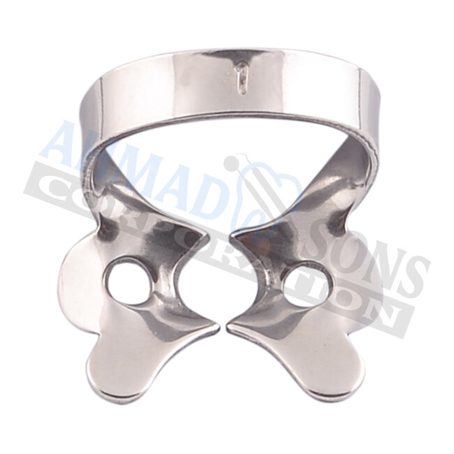 100 PCS Dental Rubber Dam Clamps Endodontics Ivory Retractors Premolar ...