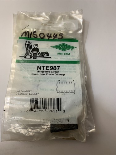 NTE987 - Integrated Circuit Quad, Low Power OP Amp | eBay
