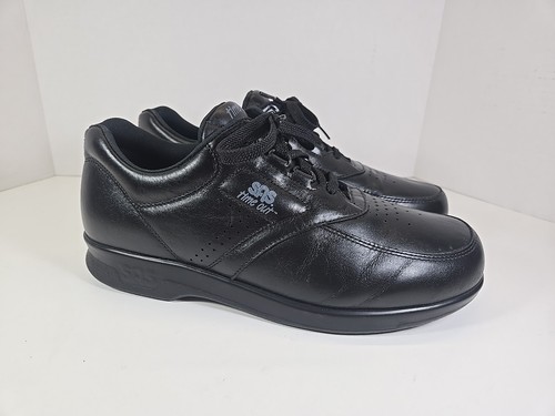SAS Time Out Walking Shoes 9M Men Black Leather Orthopedic Tripad ...