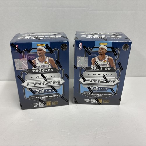 Lot Of 2 ~ 2024-25 PANINI PRIZM NBA BASKETBALL BLASTER BOXES Rare Ice ...