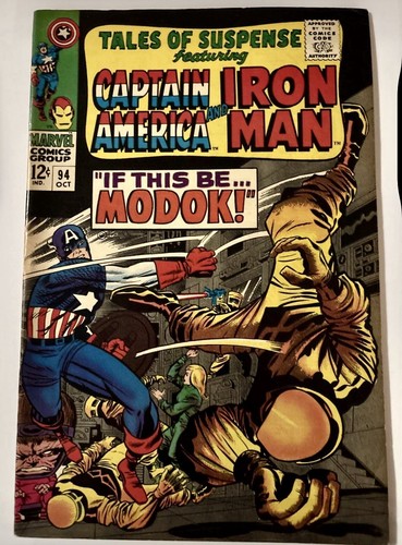 Tales Of Suspense #94 1st Appearance MODOK Key Marvel Comics 1967 ...