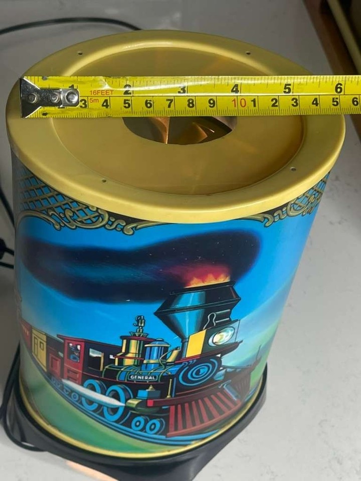 Vintage 1958 L A Goodman Railroad Locomotive Train Motion Lamp . | eBay