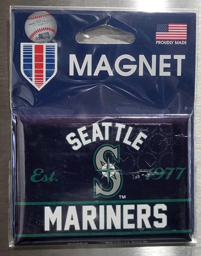 One Wincraft Official MLB 2.5" x 3.5" SEATTLE MARINERS "Est 1977 ...