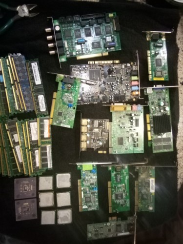 24kt Gold Plate Scrap Recovery Computer Parts CPUs Memory RAM Chips | eBay